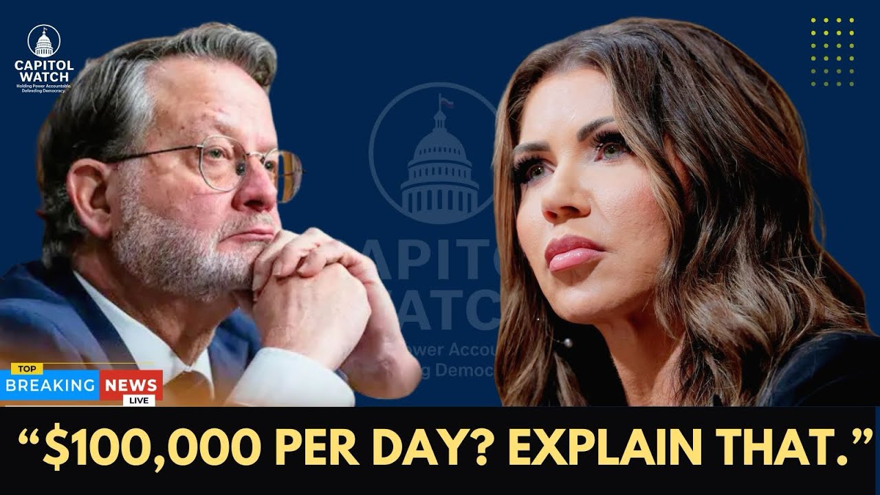 Gary Peters EXPOSES Kristi Noem’s DHS Cover-Up — LIVE Senate Meltdown ...