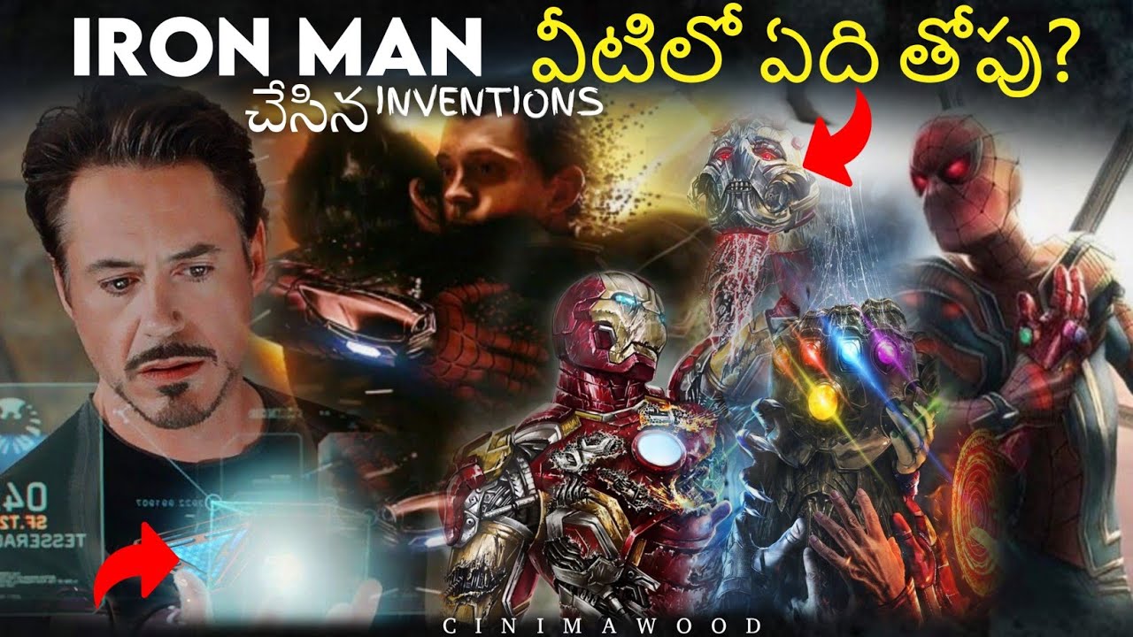 Top 9 best Inventions by Tony Stark | CINIMAWOOD - YouTube