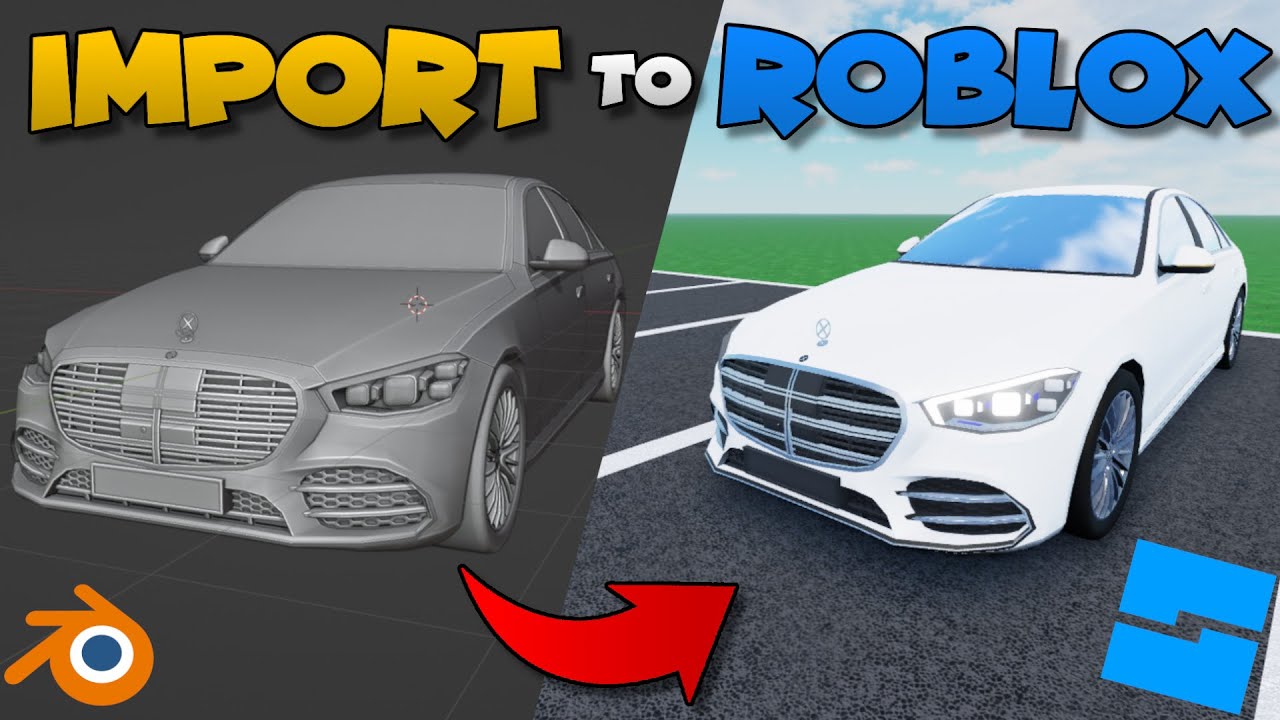 Here's how to quickly import a car to Roblox - YouTube