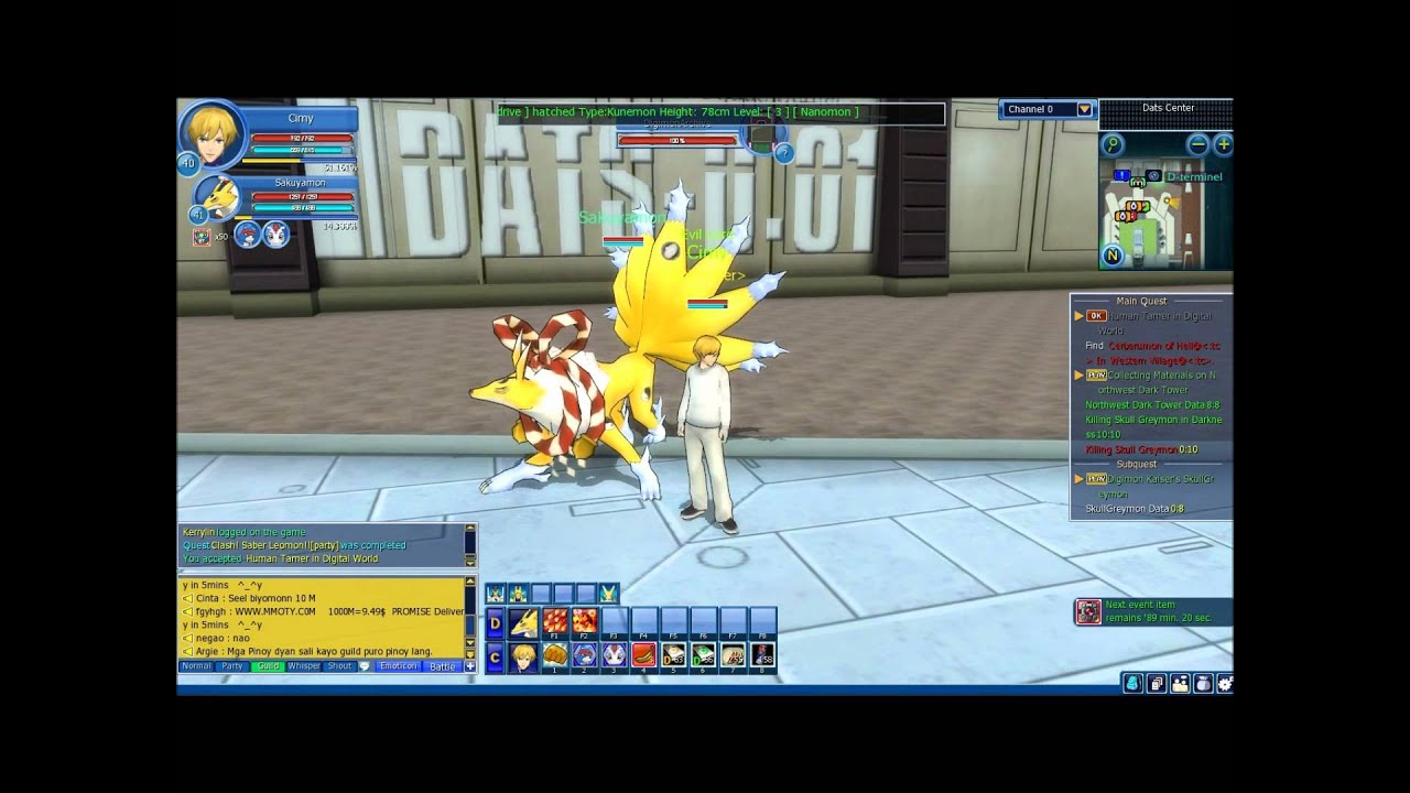 Digimon Master Online Renamon - YouTube