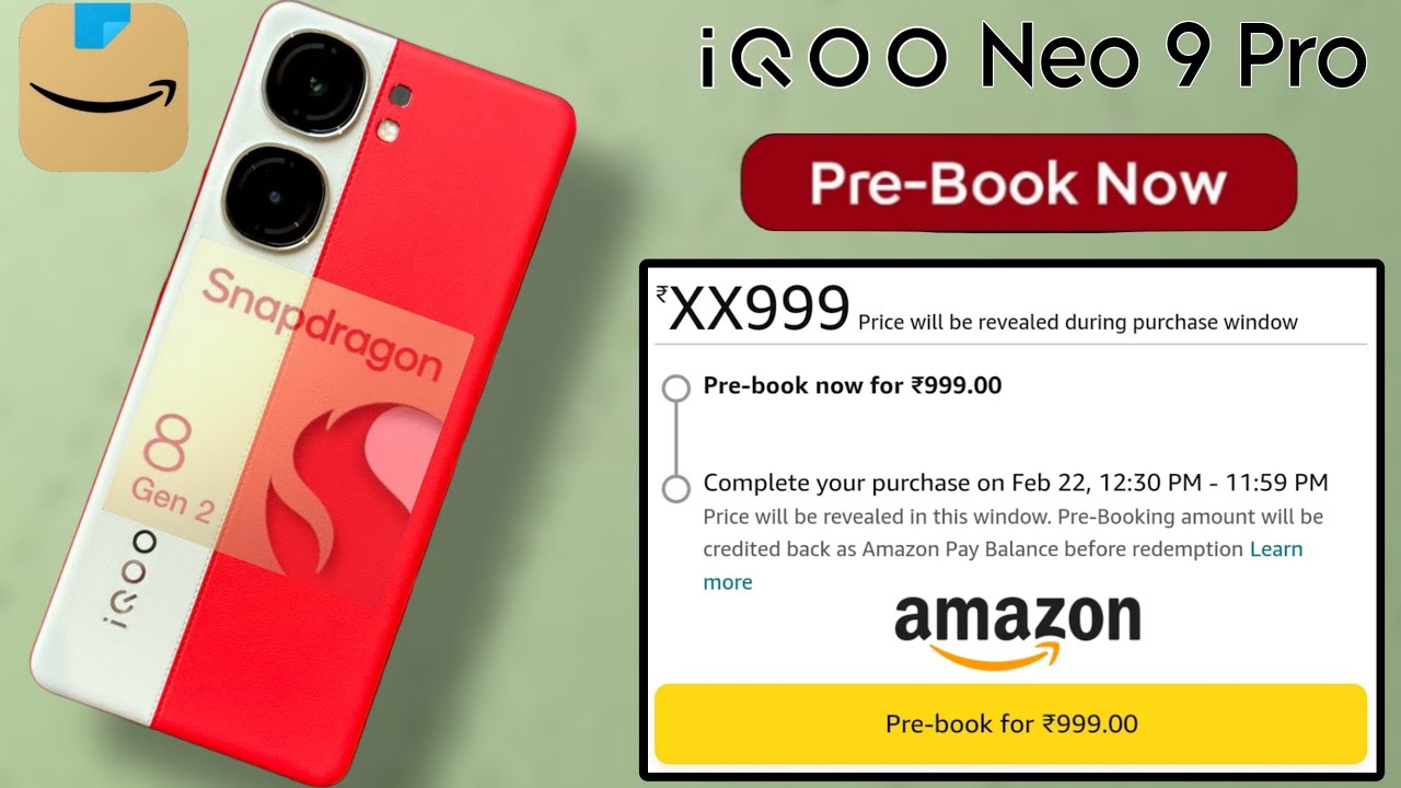 iQOO Neo 9 Pro Pre-Booking Offer 🔥 iQOO Neo 9 Pro Pre Order Kaise Kare ...