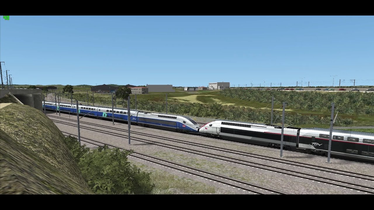 Train Simulator 2020 TGV Euroduplex 2N2 On The LGV Rhône-Alpes @ Gare ...