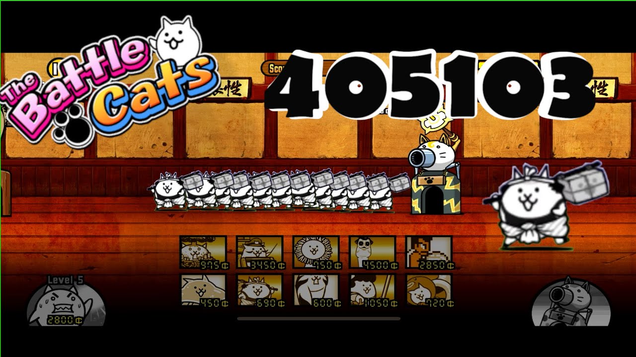 Battle cats - ep 2 - Catclaw Dojo/Phoenix trial - 405 103 points ...