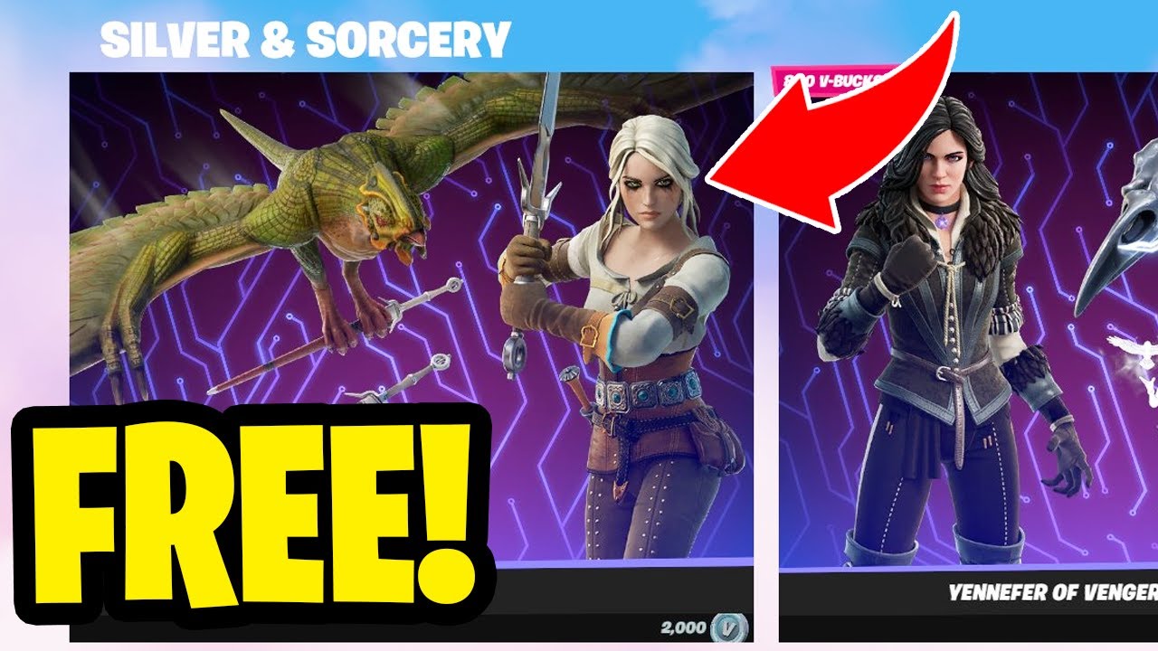 How To Get CIRI PACK for Free in Fortnite! (New Witcher Fortnite Skins ...