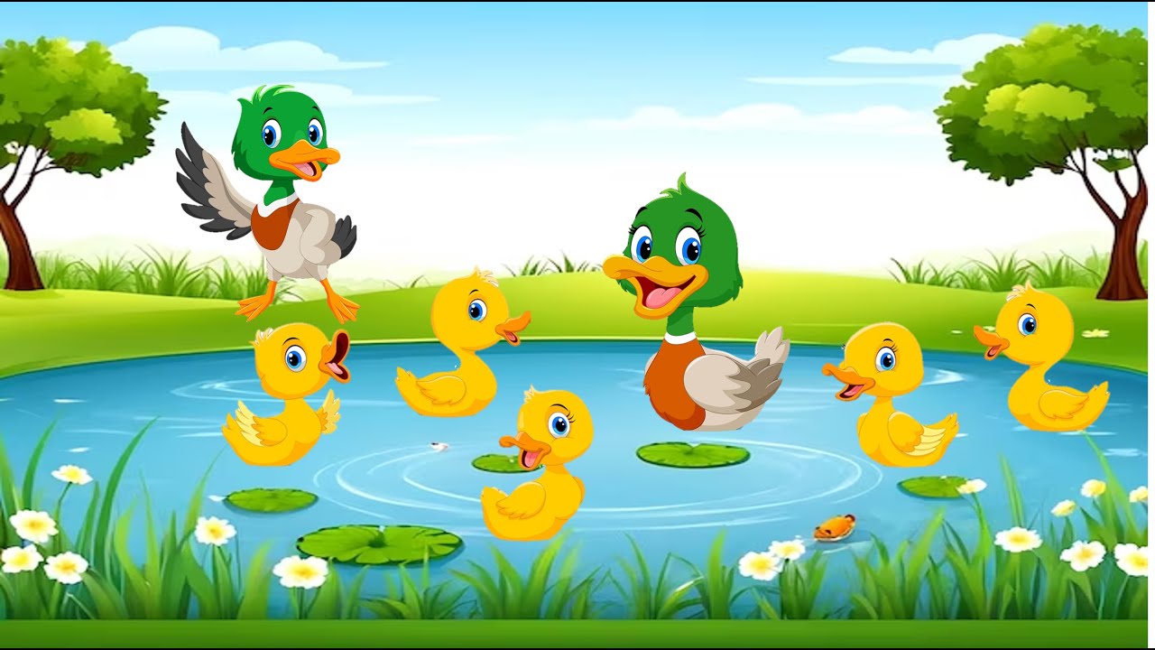 5 little ducks rhyme | Baby Duck Rhyme | Duck Song - YouTube