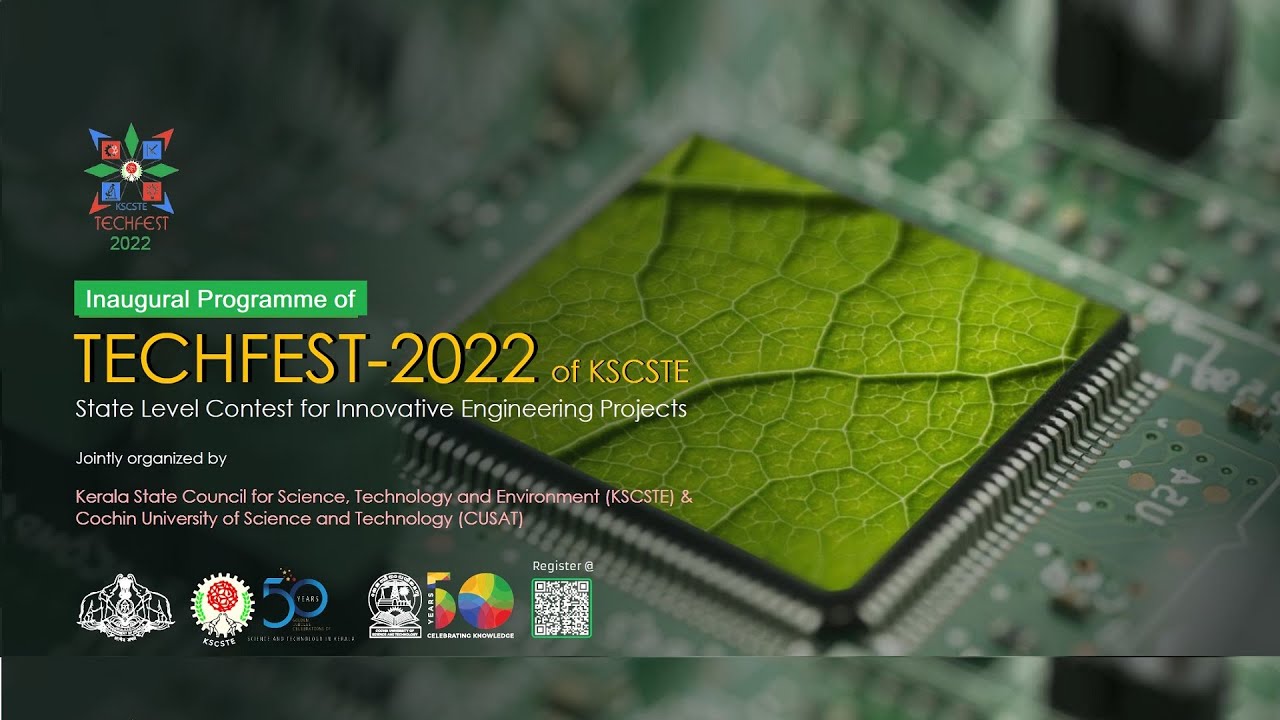 Inaugural Programme of KSCSTE TECHFEST 2022 @ CUSAT - YouTube