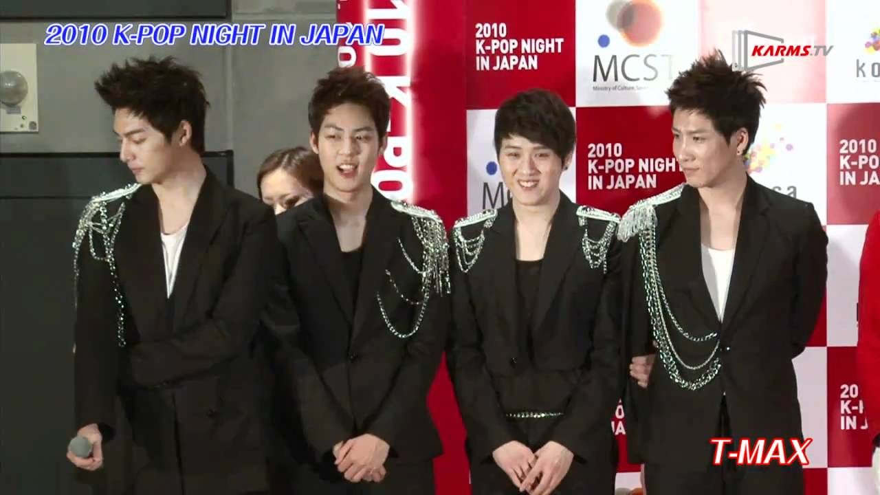 T-MAX 2010 K-POP NIGHT IN JAPAN-記者会見 - YouTube