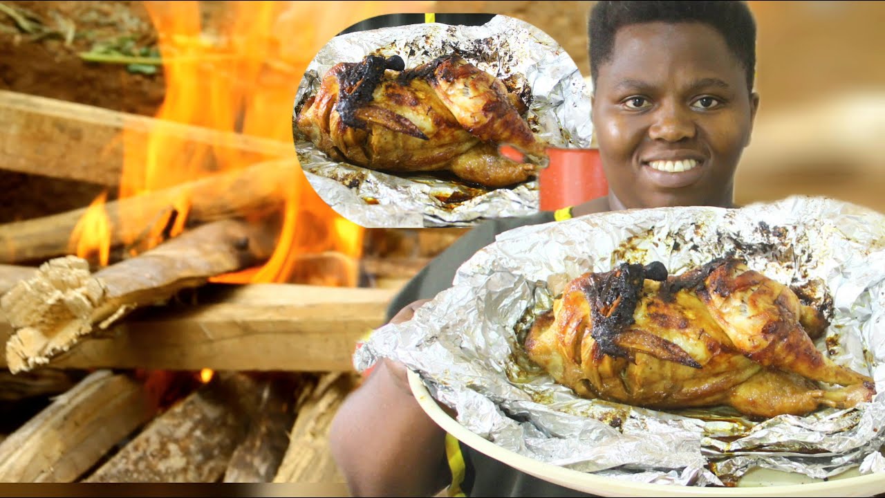 KOTSA INKOKO YOSE NTA FURU IGASHYA NEZA/BAKED WHOLE CHICKEN IN ...