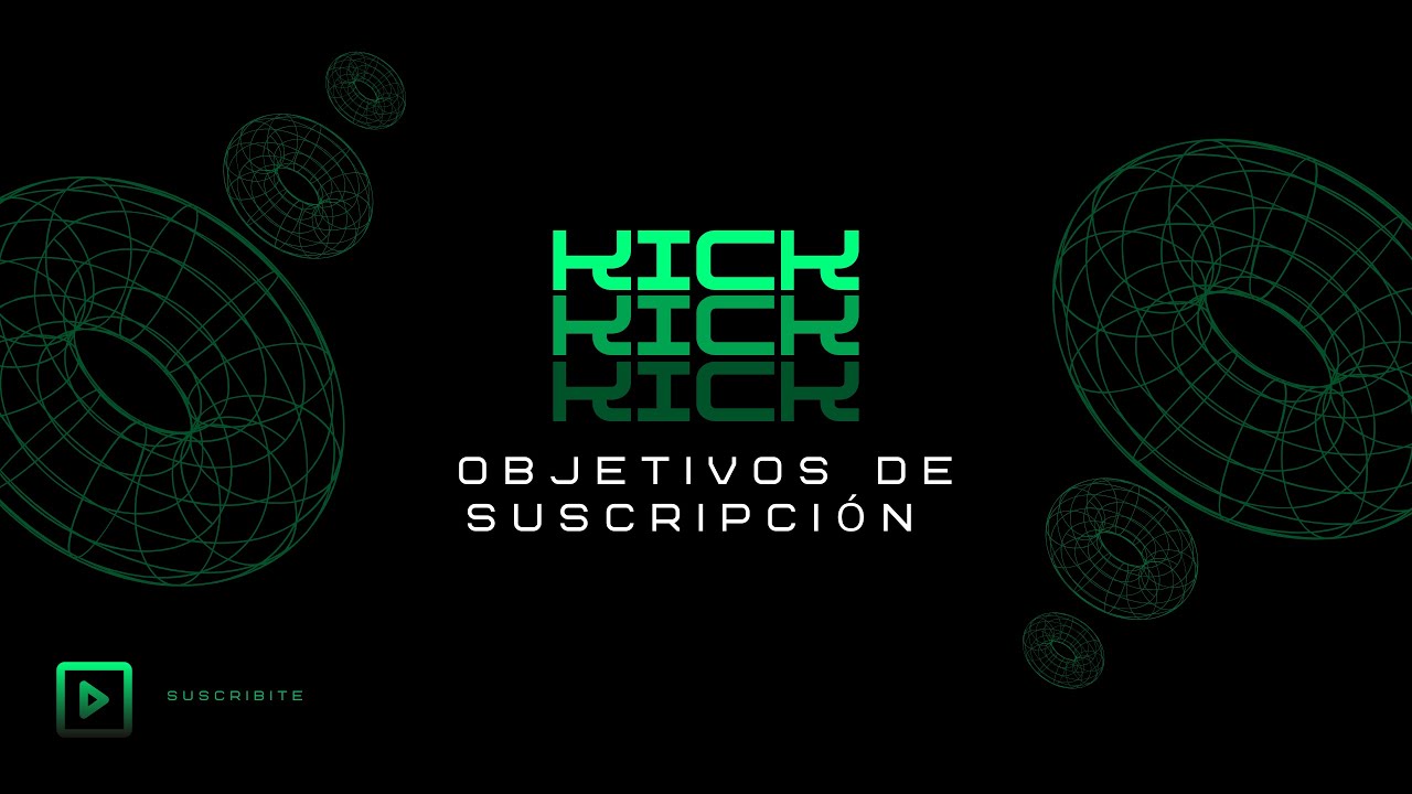 Como configurar los objetivos de subs en kick - YouTube