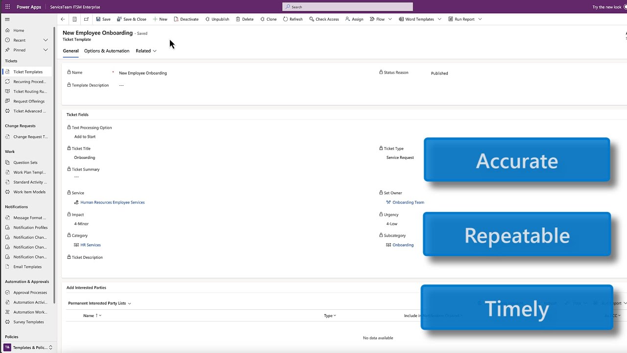 ServiceTeam ITSM Ticket Capability Video - YouTube