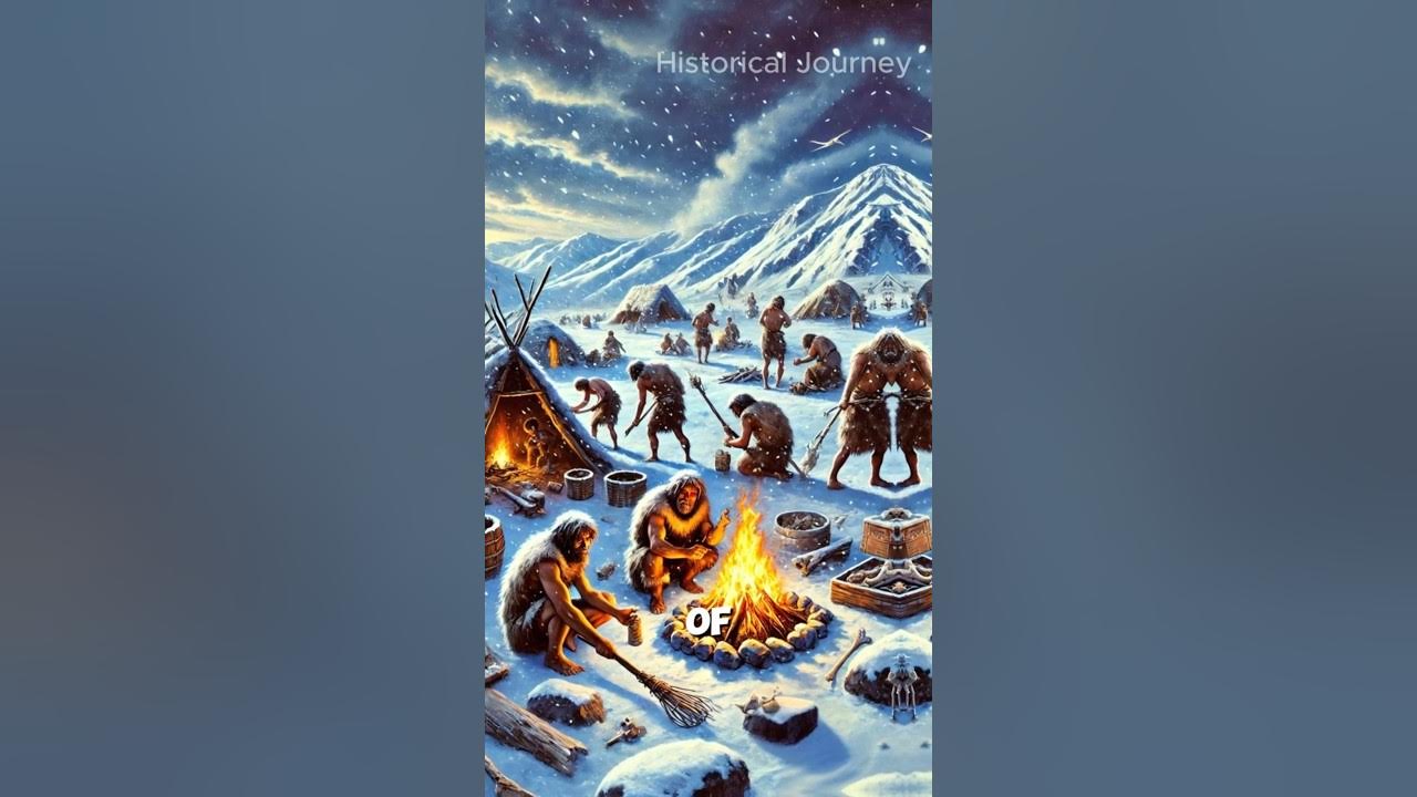 How Did Early Humans Survive the Ice Age #history #facts #shorts - YouTube