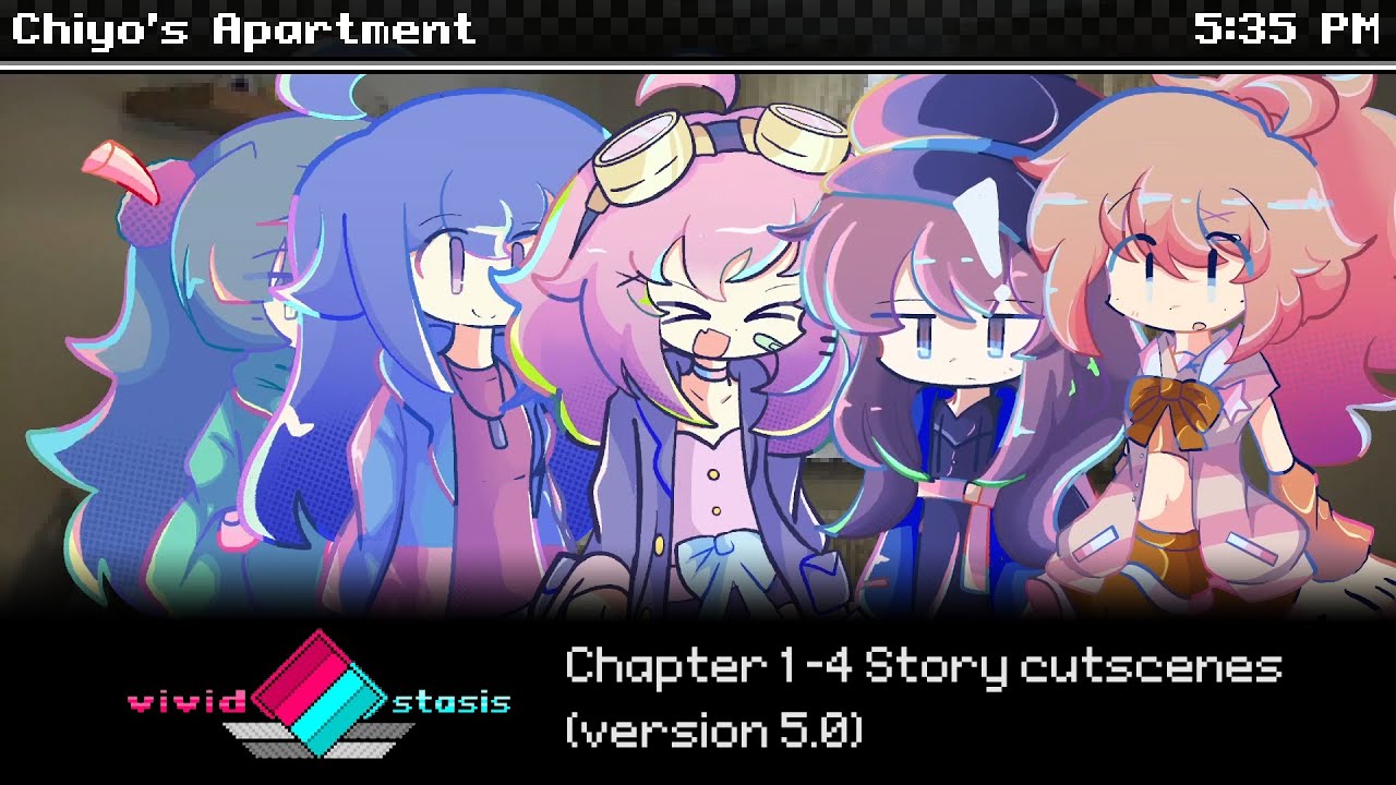 [vivid/stasis / v5.0] Chapter 1-4 story cutscenes - YouTube