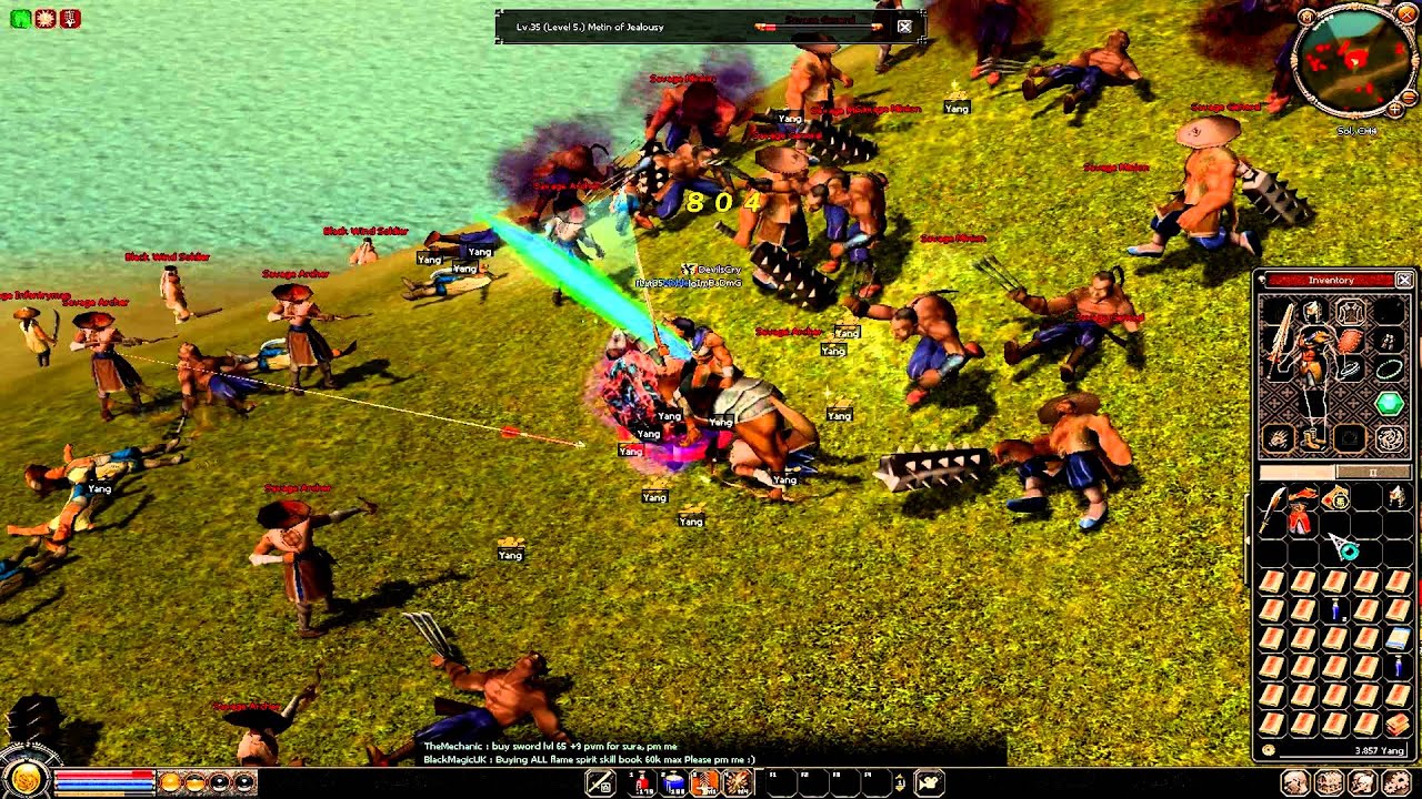 Metin2 UK-Killing Bestial Captain and Farming Metin Stones 35lvl #9 ...