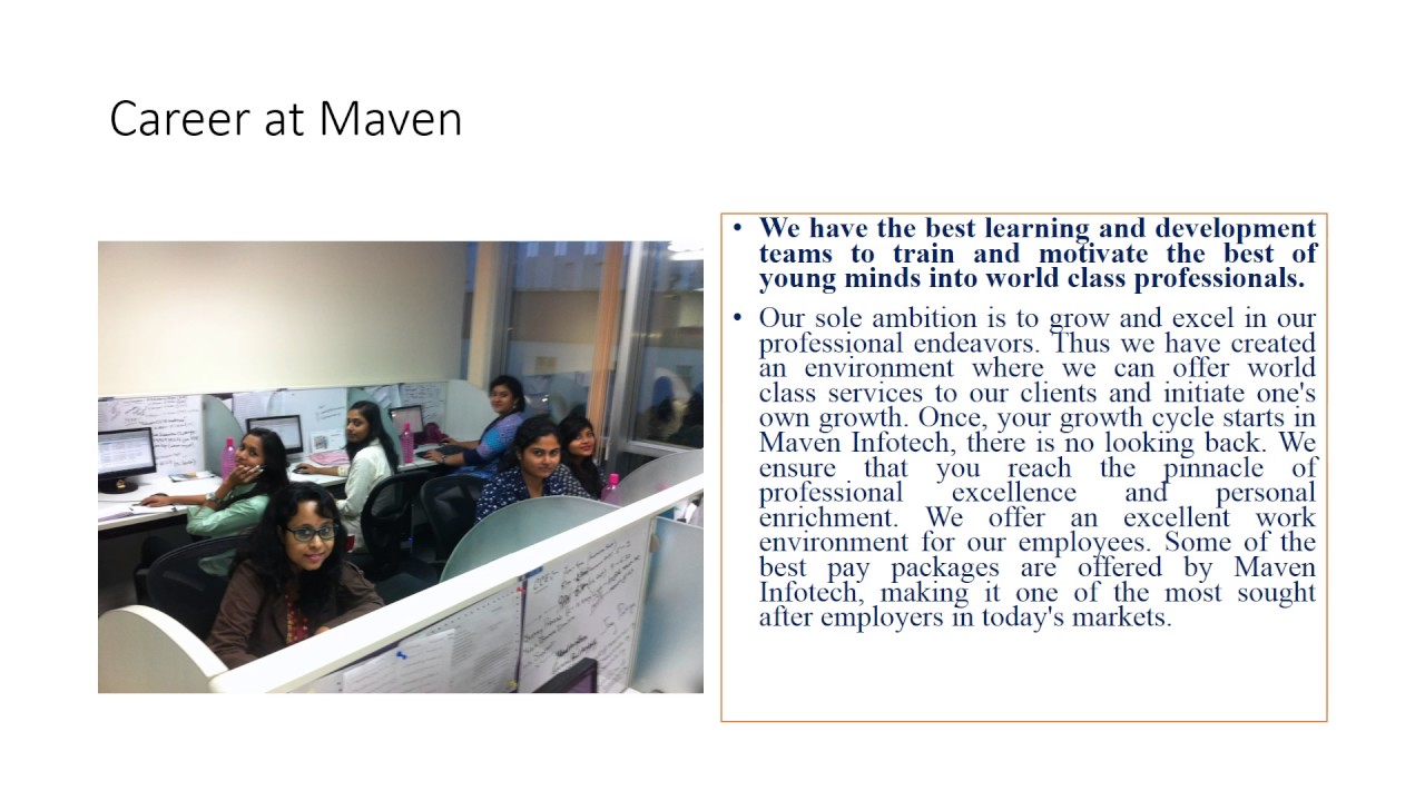 Maven infotech reviews - YouTube