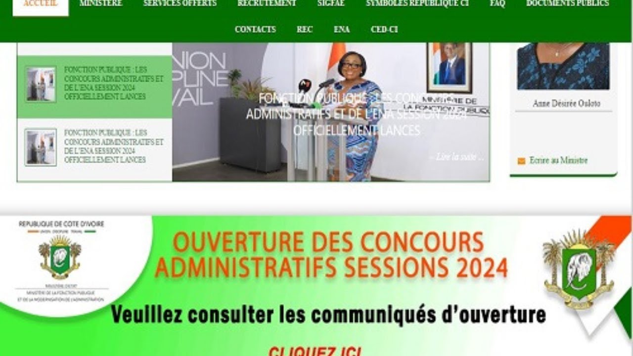 Concours Administratifs Fonction Publique 2024 : Liste Et Conditions de Candidature ...