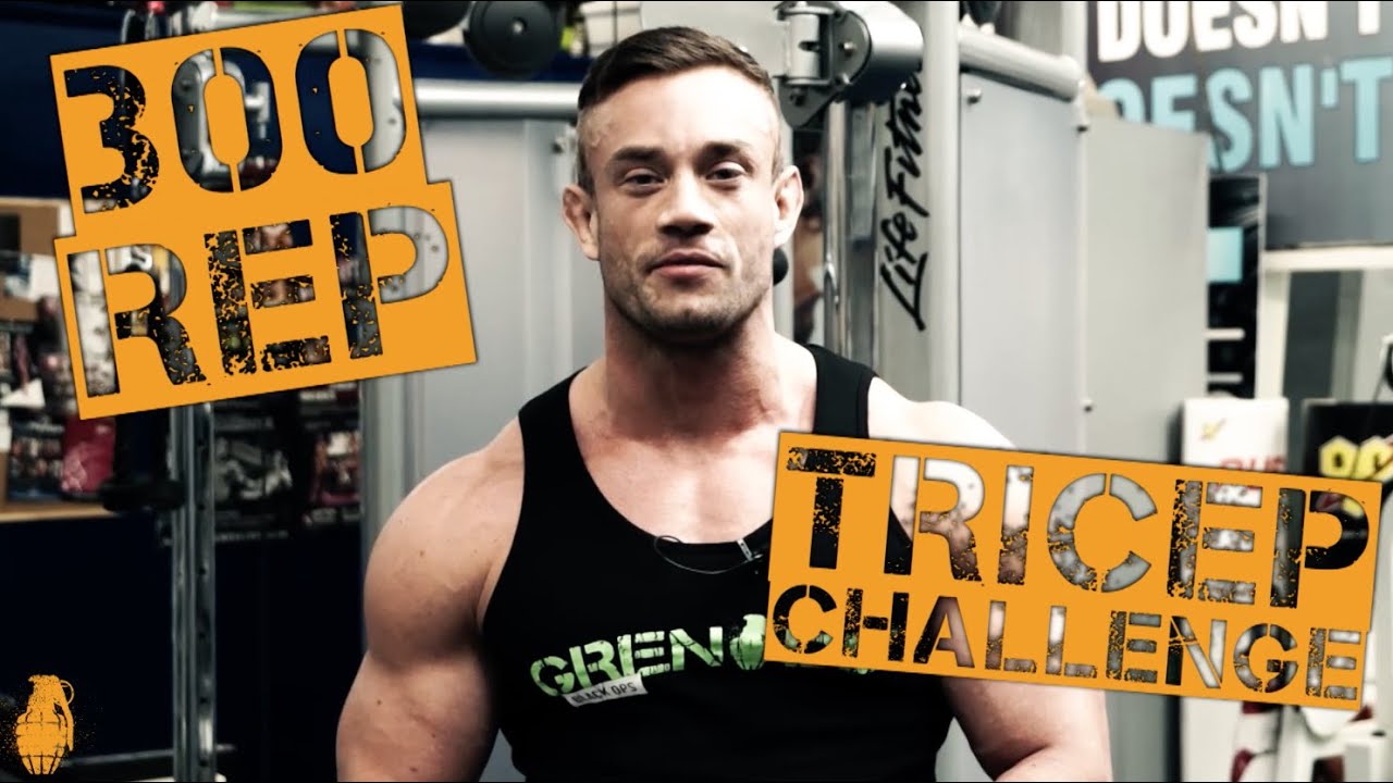 300 Rep Tricep Workout Challenge with Adam Parr - YouTube