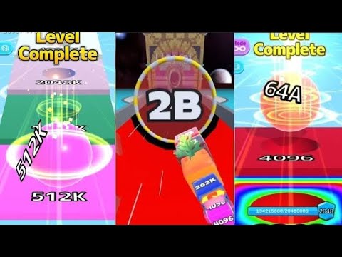 High Score 2 BILLION - Jelly Tube Run 2048 vs Ball Run Infinity vs Ball ...