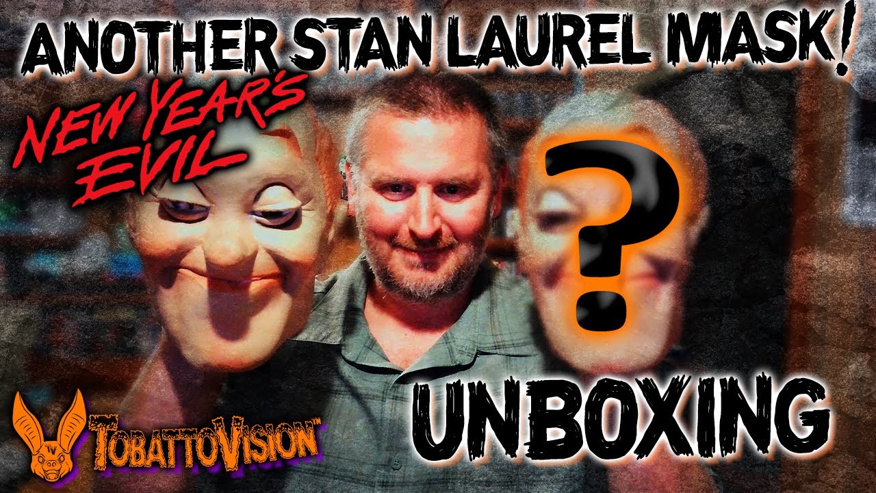 UNBOXING Another 'New Year's Evil' MASK - Stan Laurel Mask by Cesar ...