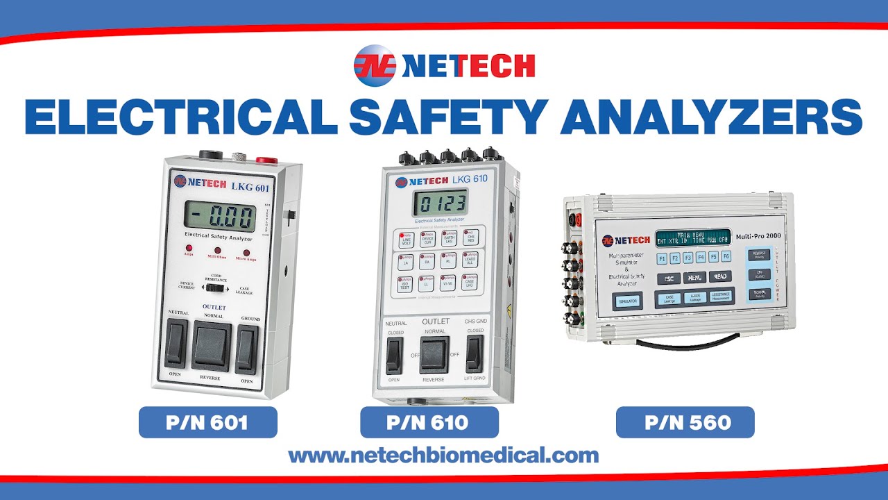 Electrical Safety Analyzers by Netech Biomedical - YouTube