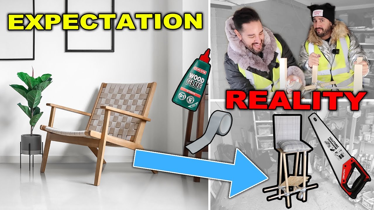 Doing Super Manly Things EP2 - Building A Chair 💜🖤 The Welsh Twins ...