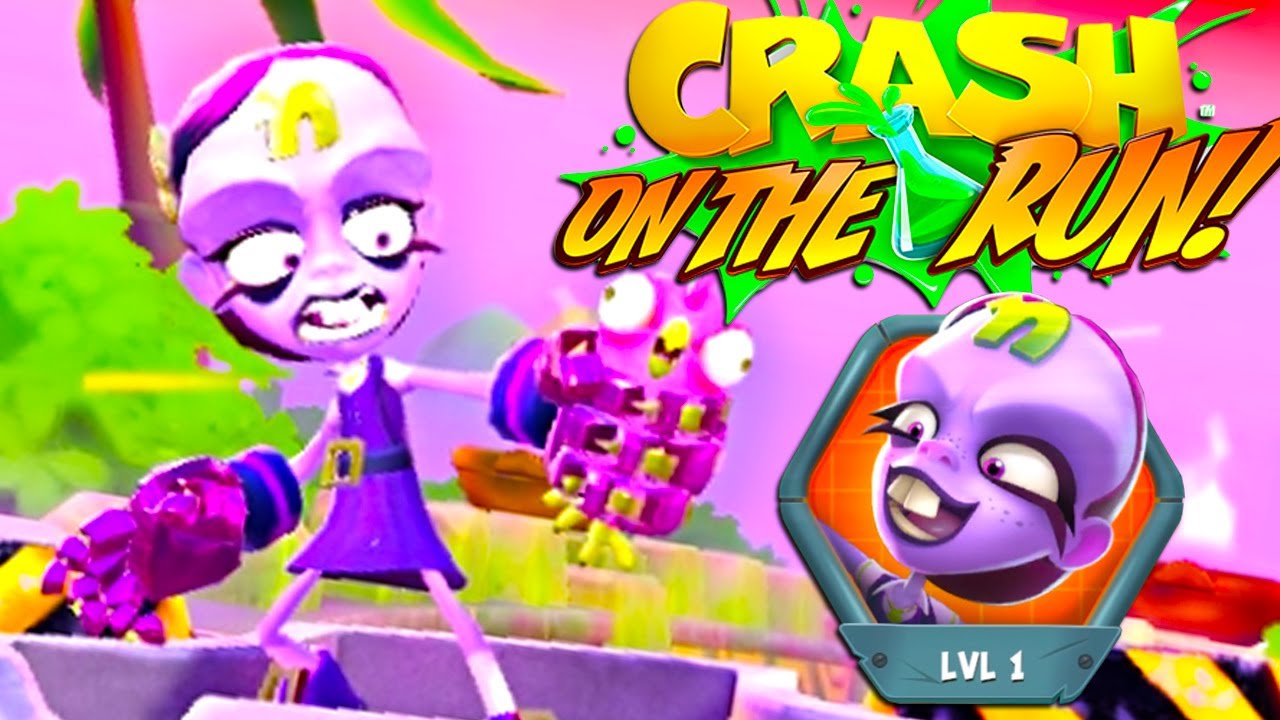 Crash Bandicoot: On the Run! #36 - Oxide Nina Cortex's Gang - YouTube