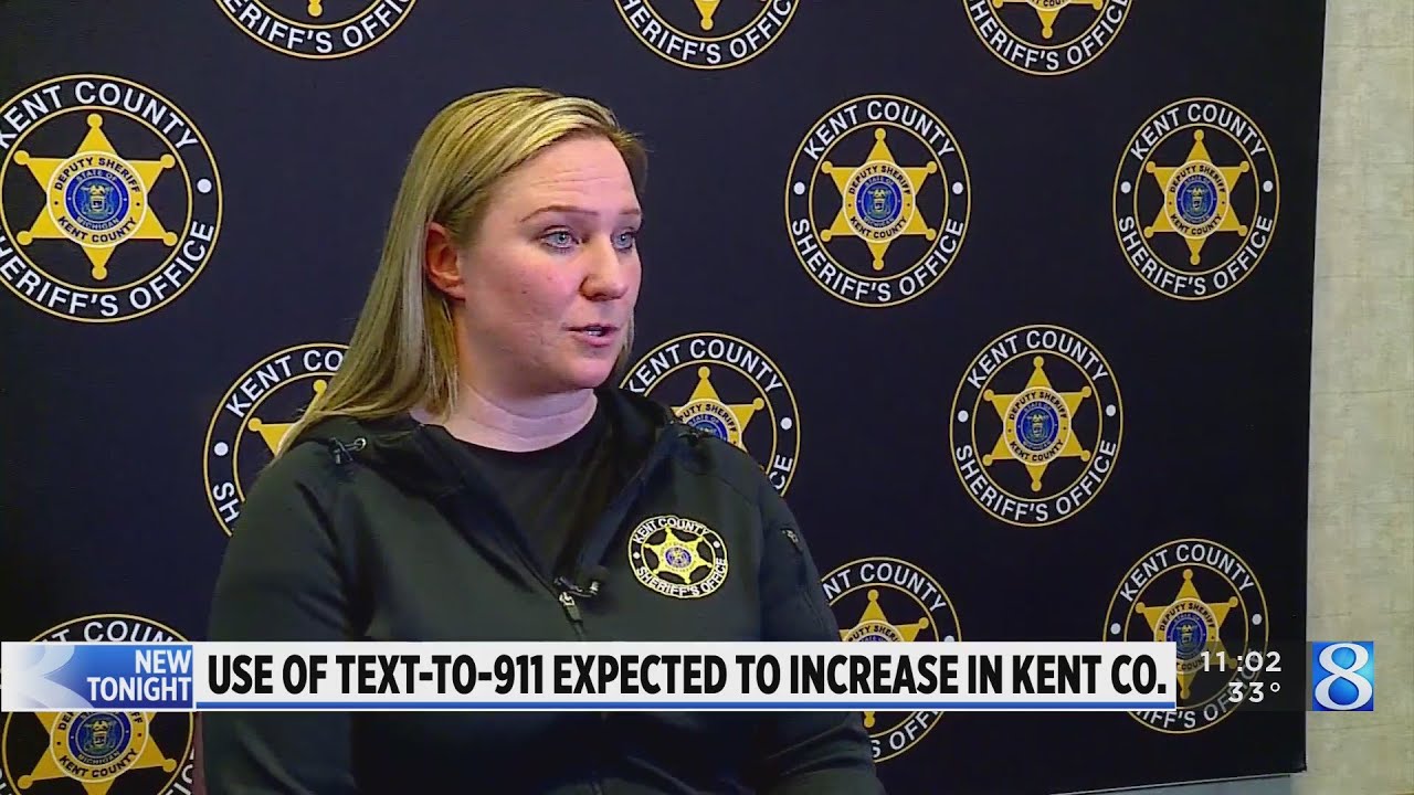 Kent Co. text-to-911 sees some usage in first weeks - YouTube