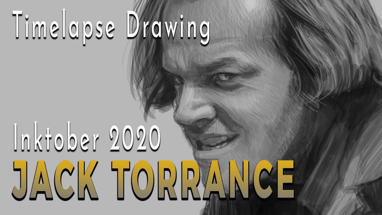 Drawing Jack Torrance From The Shining | Time-lapse Drawing | C ...