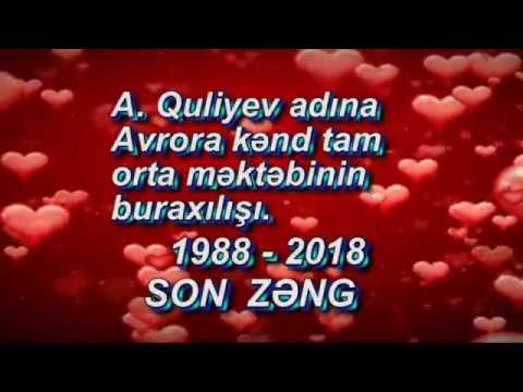Lənkəran Hirkan məktəbi Son Zəng 1988 - 2018
