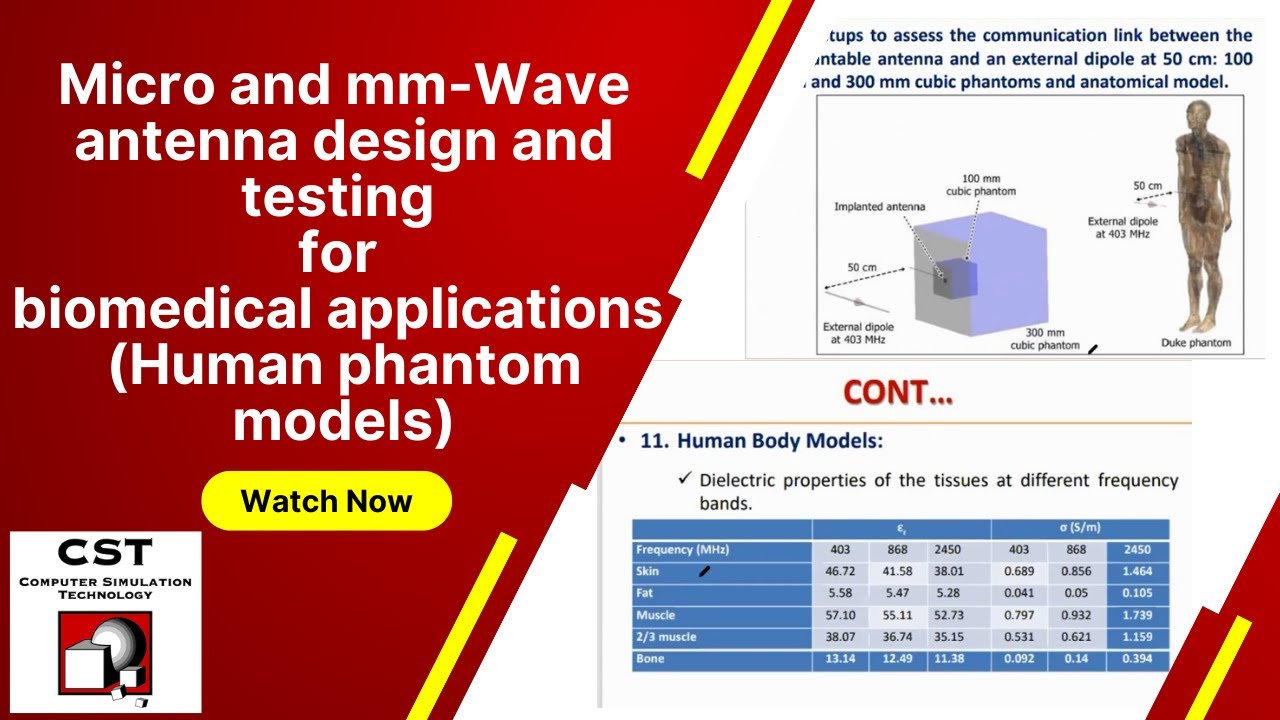 Micro and mm-Wave antenna design and testing for biomedical ...