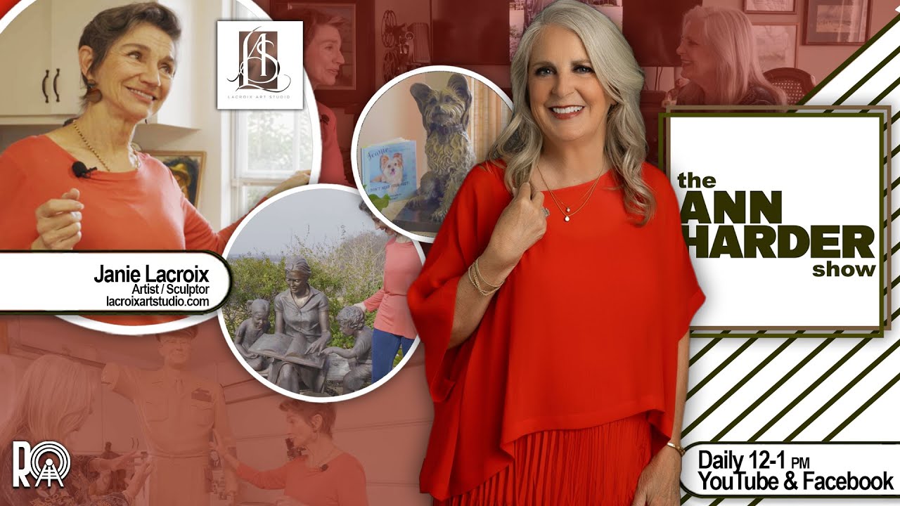 The Ann Harder Show - On Site with Sculptor Janie Lacroix - YouTube