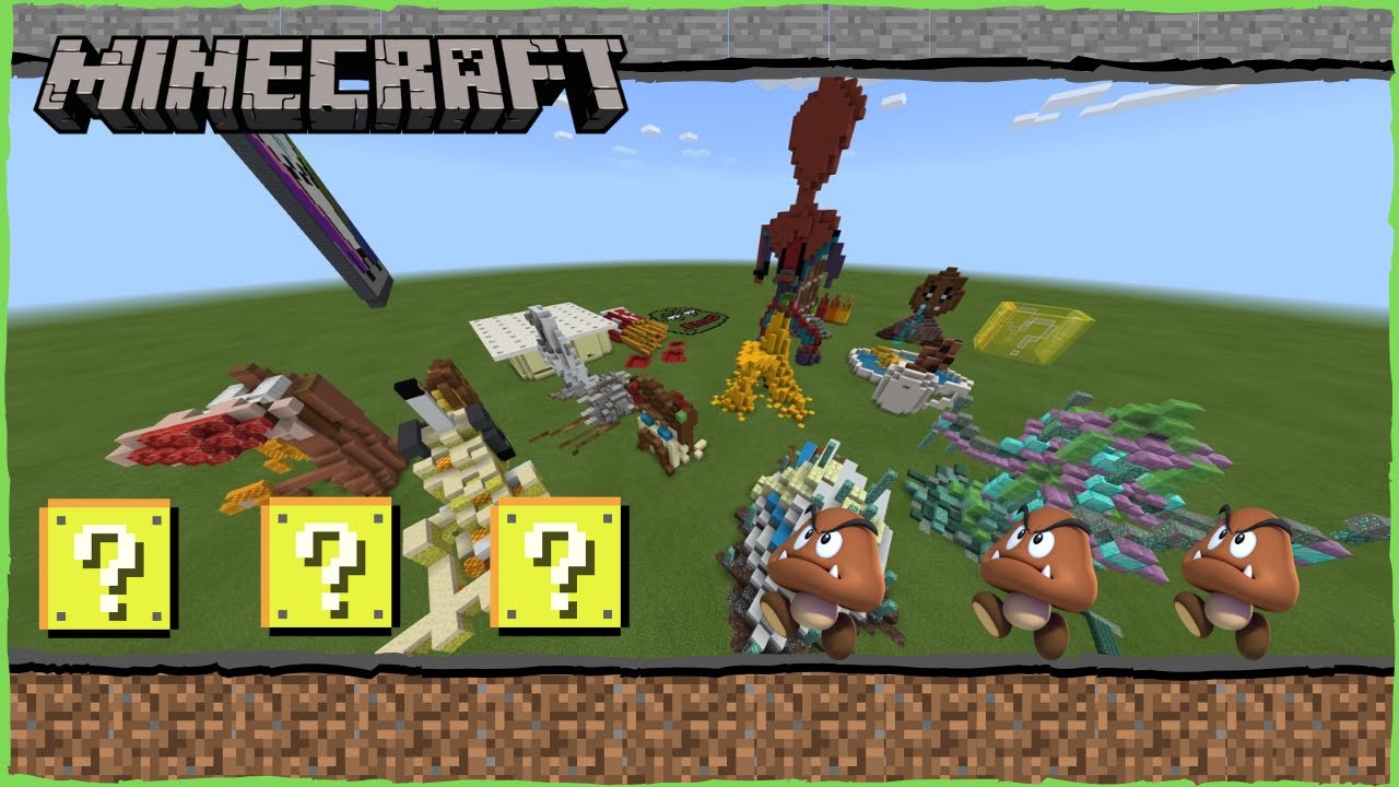 Building #2: Mario Goober | Minecraft Build the chat - YouTube