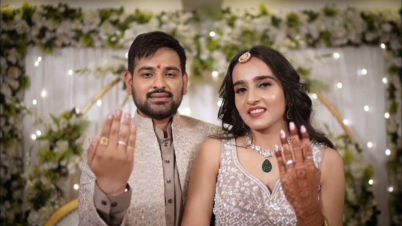 Best Engagement Highlights// Mihir & Kervi // Rajkot, Gujarat, India - YouTube