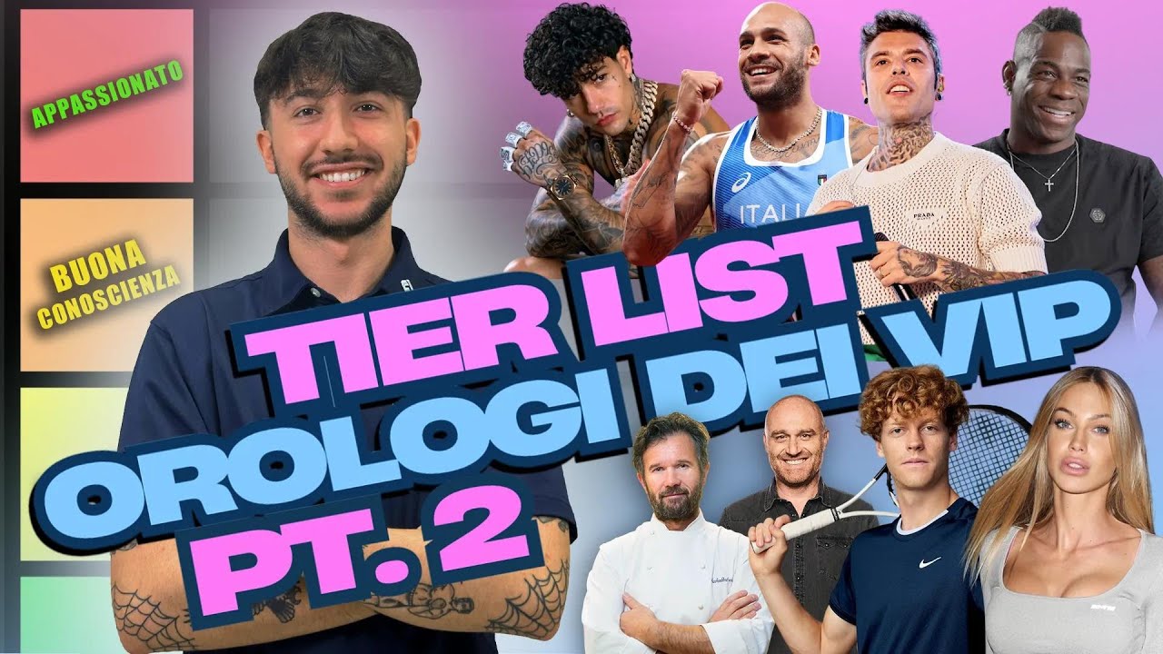 TIER LIST OROLOGI DEI VIP PT.2 - YouTube