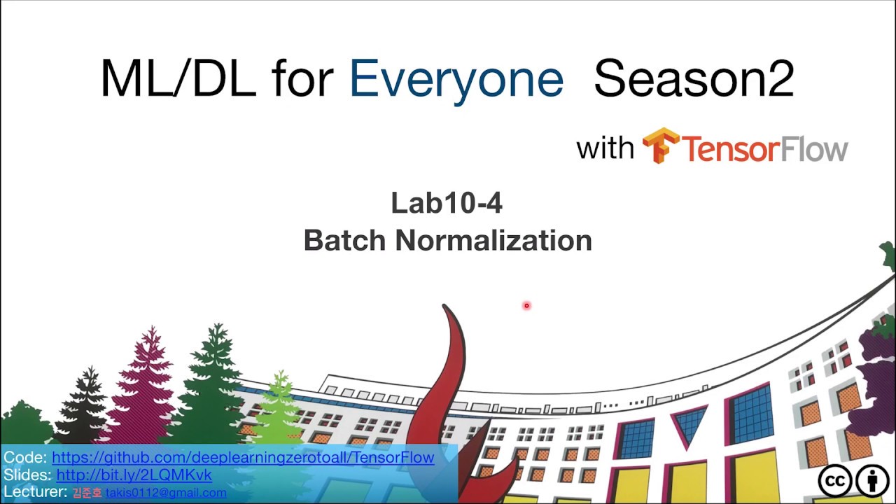 [TensorFlow] Lab-10-4 Batch Normalization - YouTube