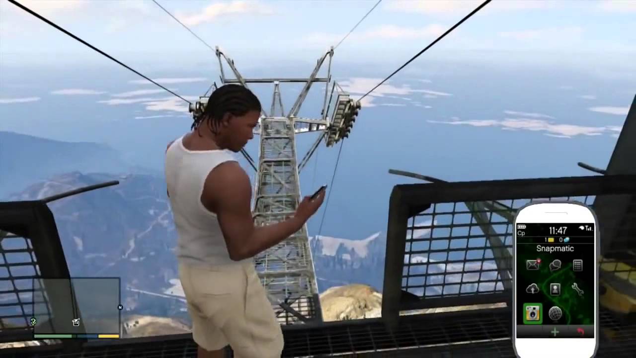 Make photos from your mobile phone in GTA 5 - Gameplay - YouTube