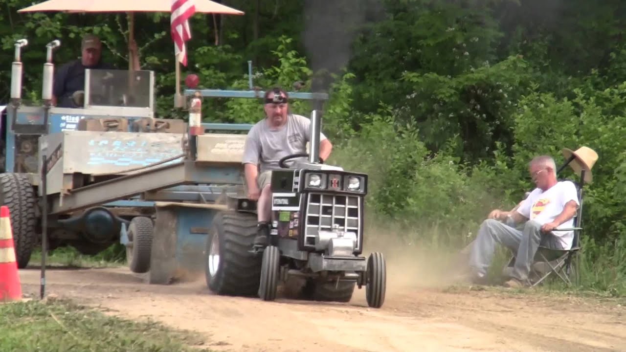 2013 Diesel garden tractor pulling. Mill run, Pa. 6-1-13 Part 2 - YouTube