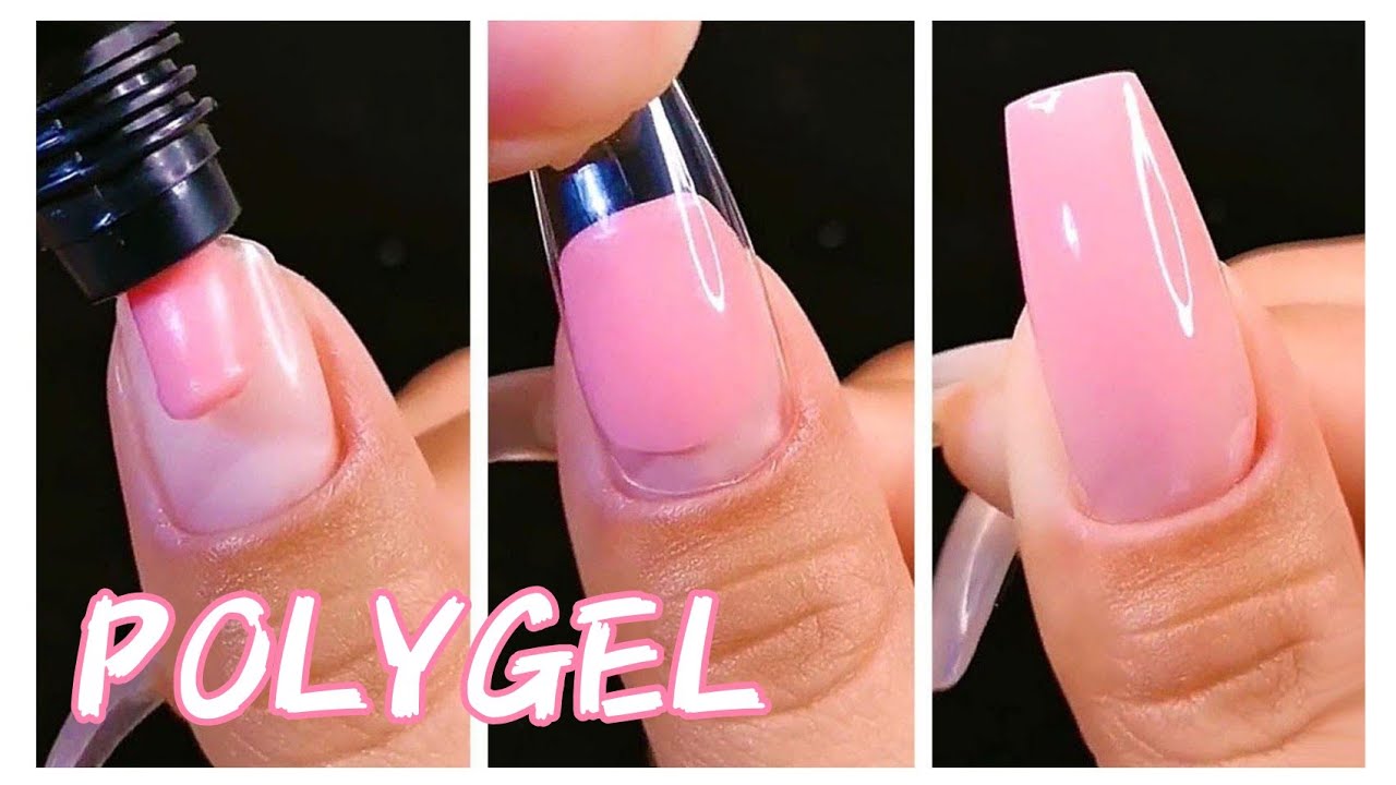 Easy Polygel Nail Art Designs & Ideas || Polygel Nail Art Tutorial ...