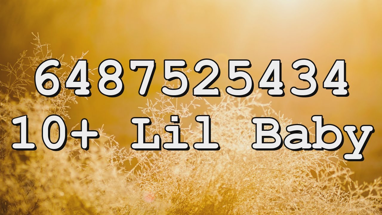 Lil Baby Roblox Song IDs - YouTube