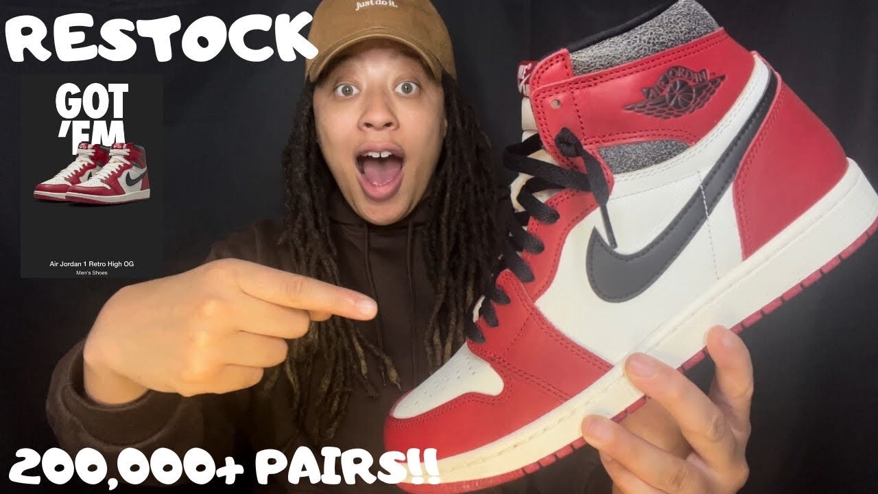 WORST RELEASE EVER⁉️AIR JORDAN 1 “LOST AND FOUND” RESTOCK ON SNKRS (WHO ...