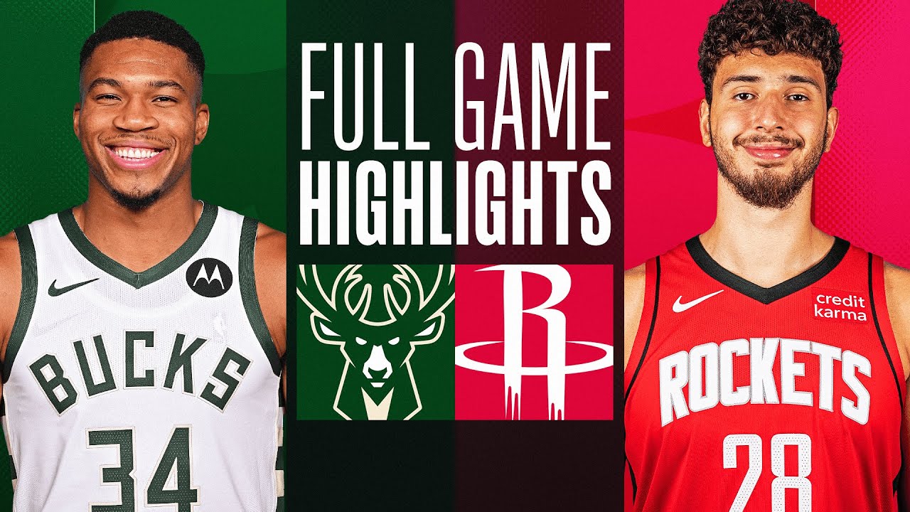 BUCKS at ROCKETS | FULL GAME HIGHLIGHTS | January 6, 2024 - YouTube