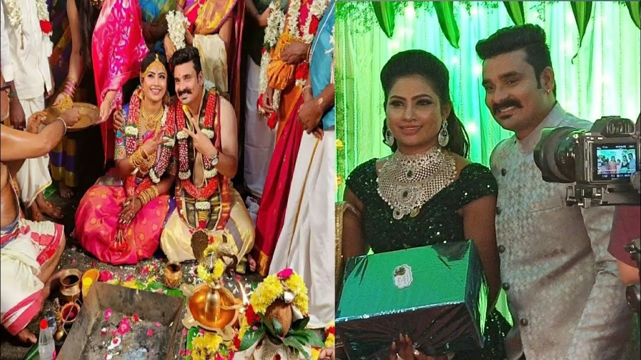Mynaa Nandhini 2nd Marriage Nayagi Serial Actor Yogesh - YouTube