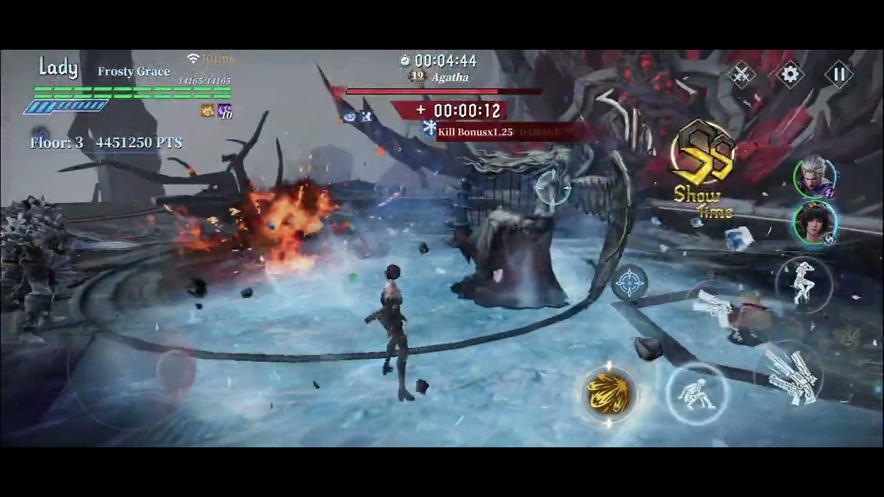 Devil May Cry: Peak of Combat. 92.4m ice Bloody Palace with F2P build ...