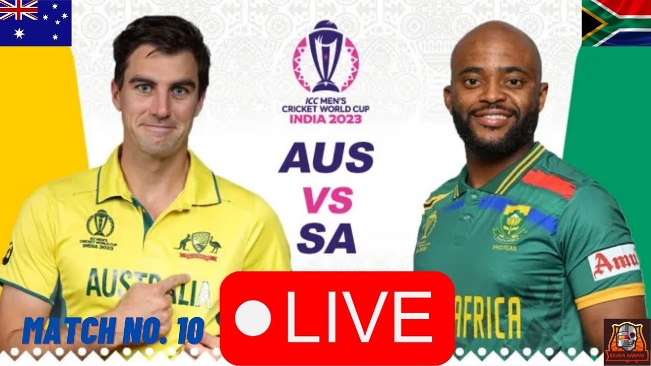 🔴LIVE: South Africa vs Australia Match Live Today - ICC WORLD CUP 2023 ...