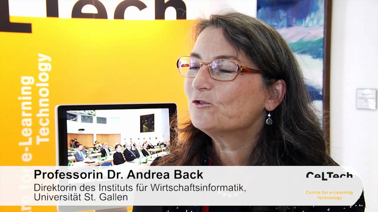 Professorin Dr. Andrea Back: Innovative Personalqualifizierung in ...