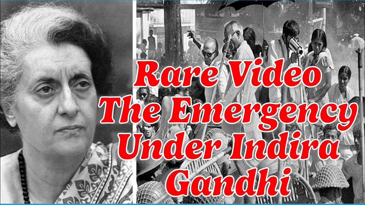 1975 Emergency in India: Watch Rare Video of Indira Gandhi's Rule - YouTube