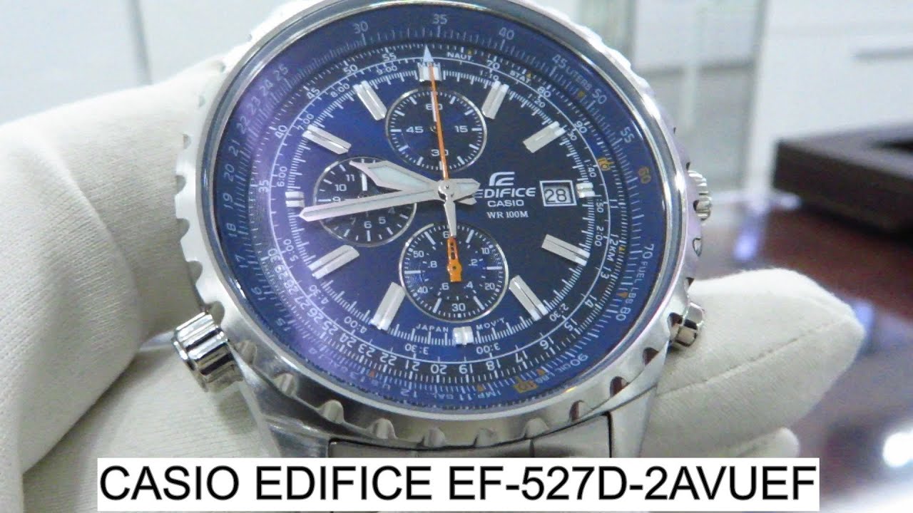 CASIO EDIFICE EF-527D-2AVUEF - YouTube