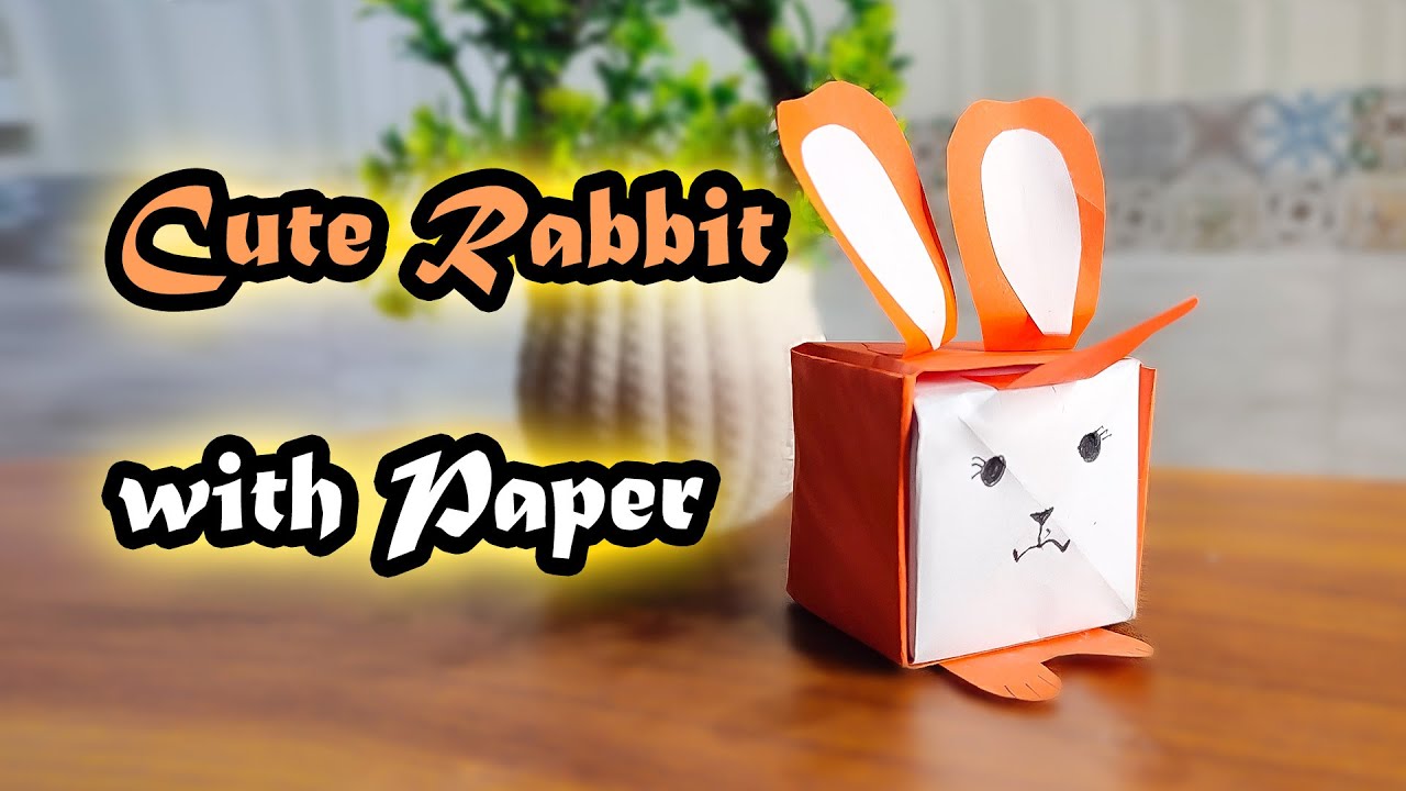 Sliding Rabbit in a Box 🐇 | Fun & Easy DIY Paper Craft for Kids! # ...