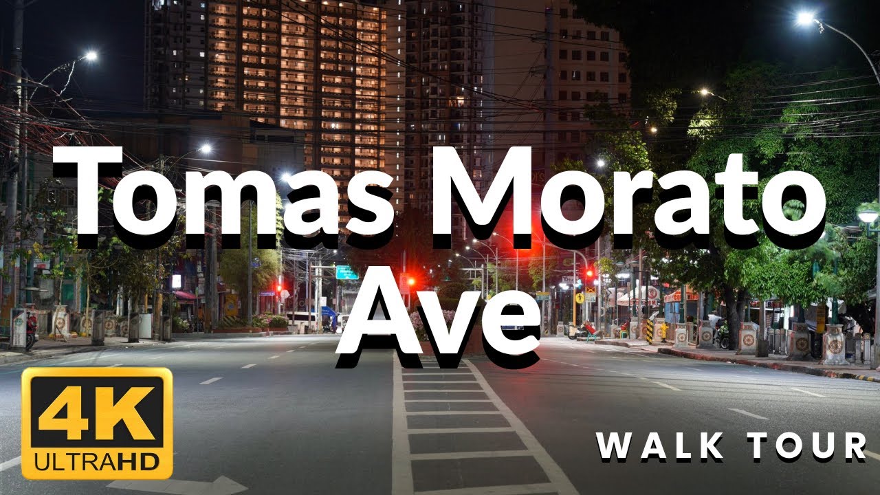 Tomas Morato Avenue Saturday Night Walk Tour 2025 Nightlife Vibes in ...