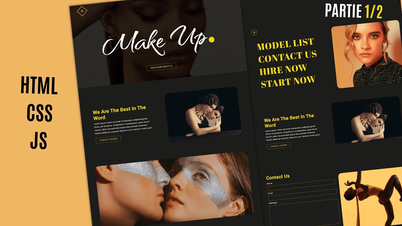 Créer Un Site Web En Html Css Js Partie 12 Youtube 5599