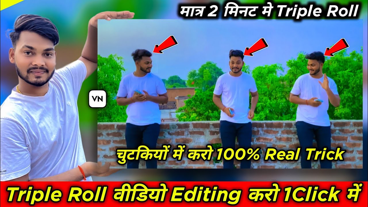 How To Make Triple Role Video in VN App || VN Video Editing || Triple ...
